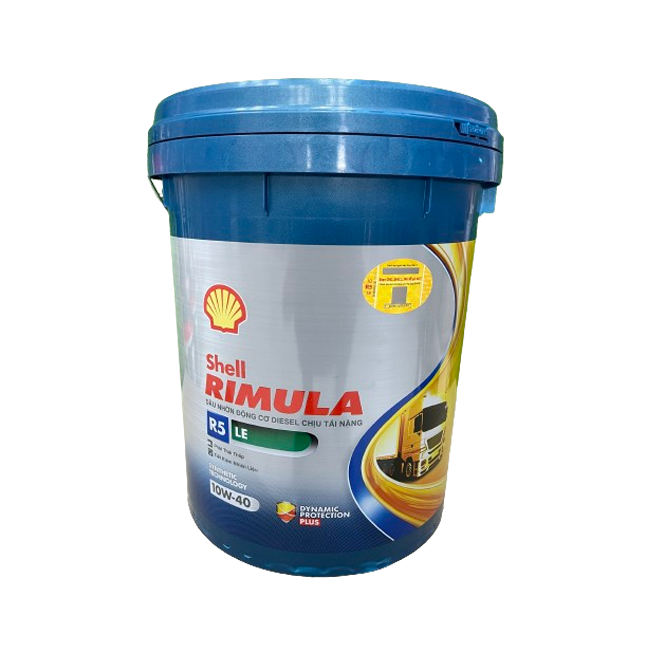 Nhớt Shell Rimula R5 LE 10W40 -18Lít